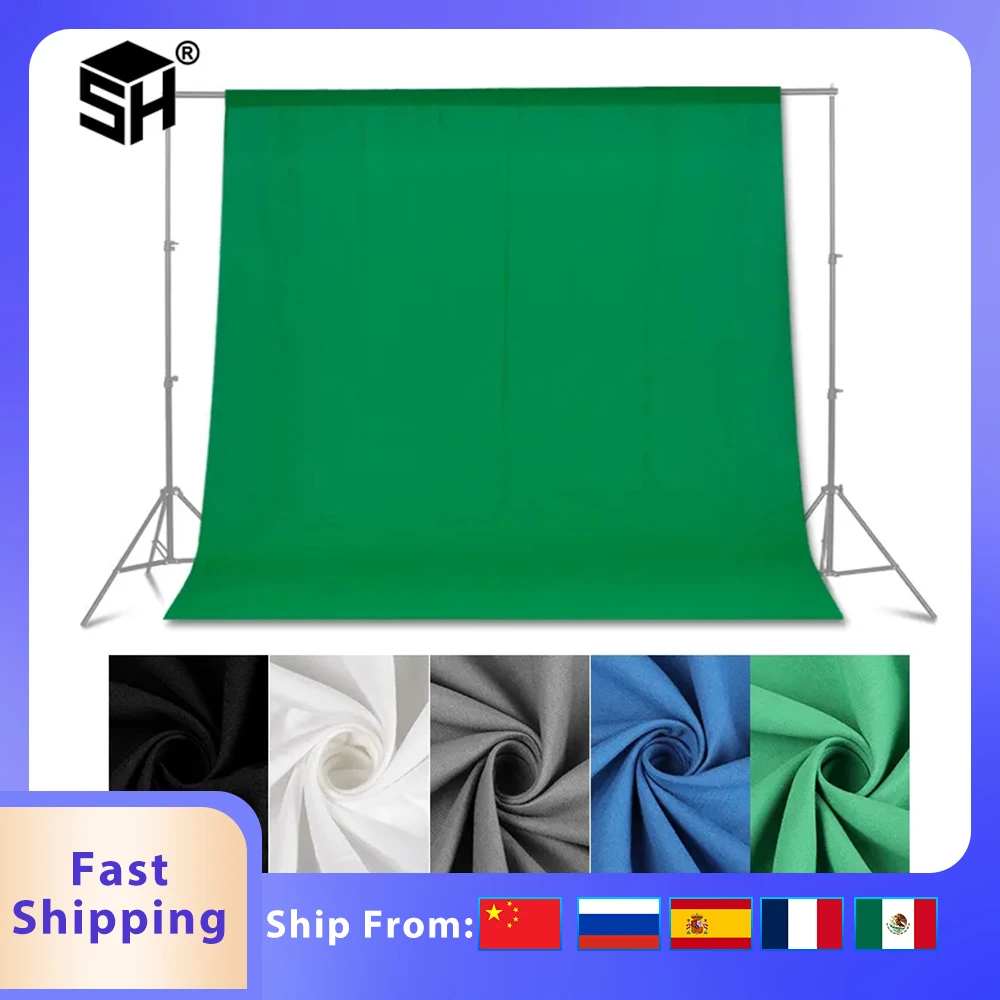 2X3M-3X6M-Green-White-Backdrops-Cotton-Material-Washable-Photography ...