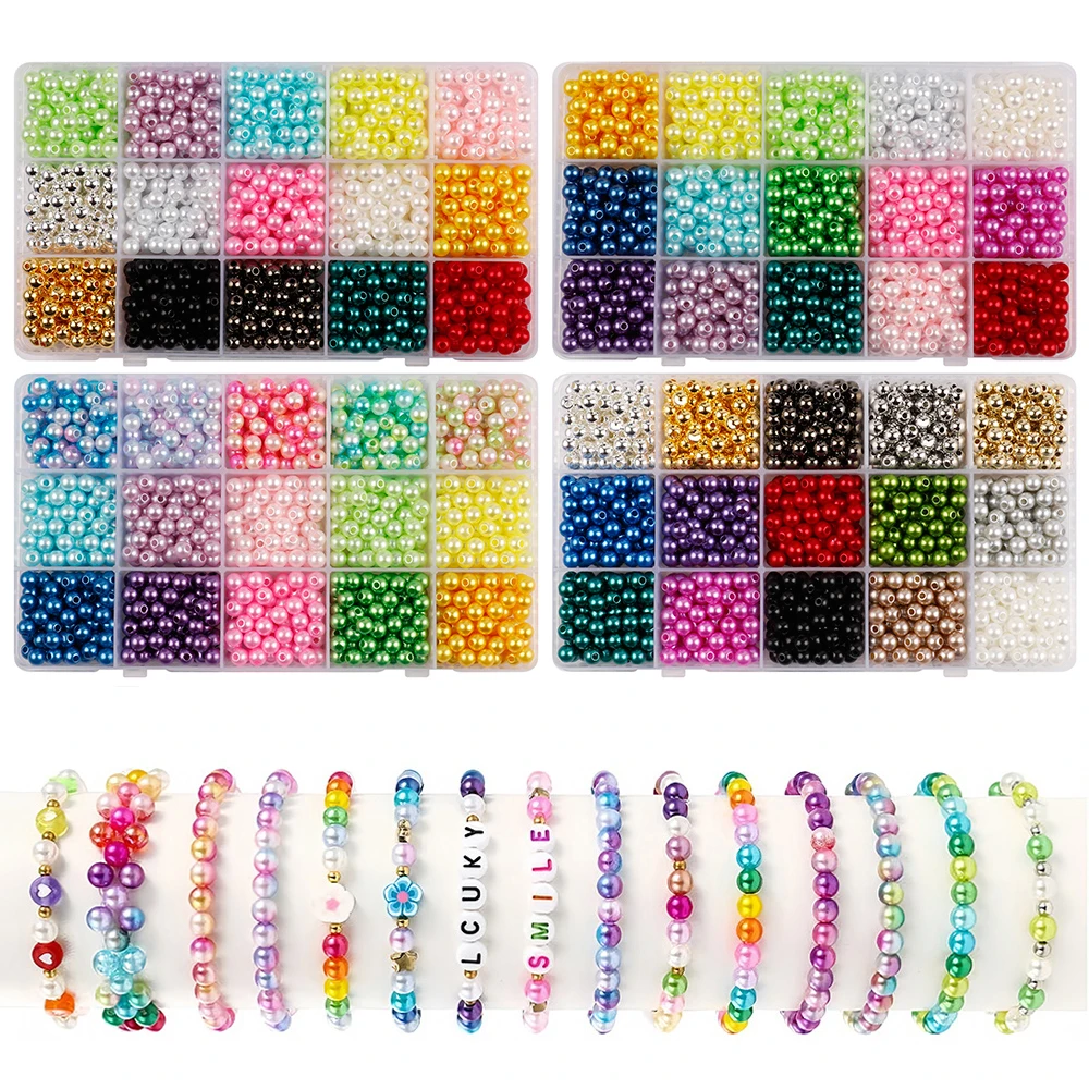 6mm-Round-Bead-Set-With-Hole-ABS-Imitation-Pearl-Beads-For-DIY-Crafts ...