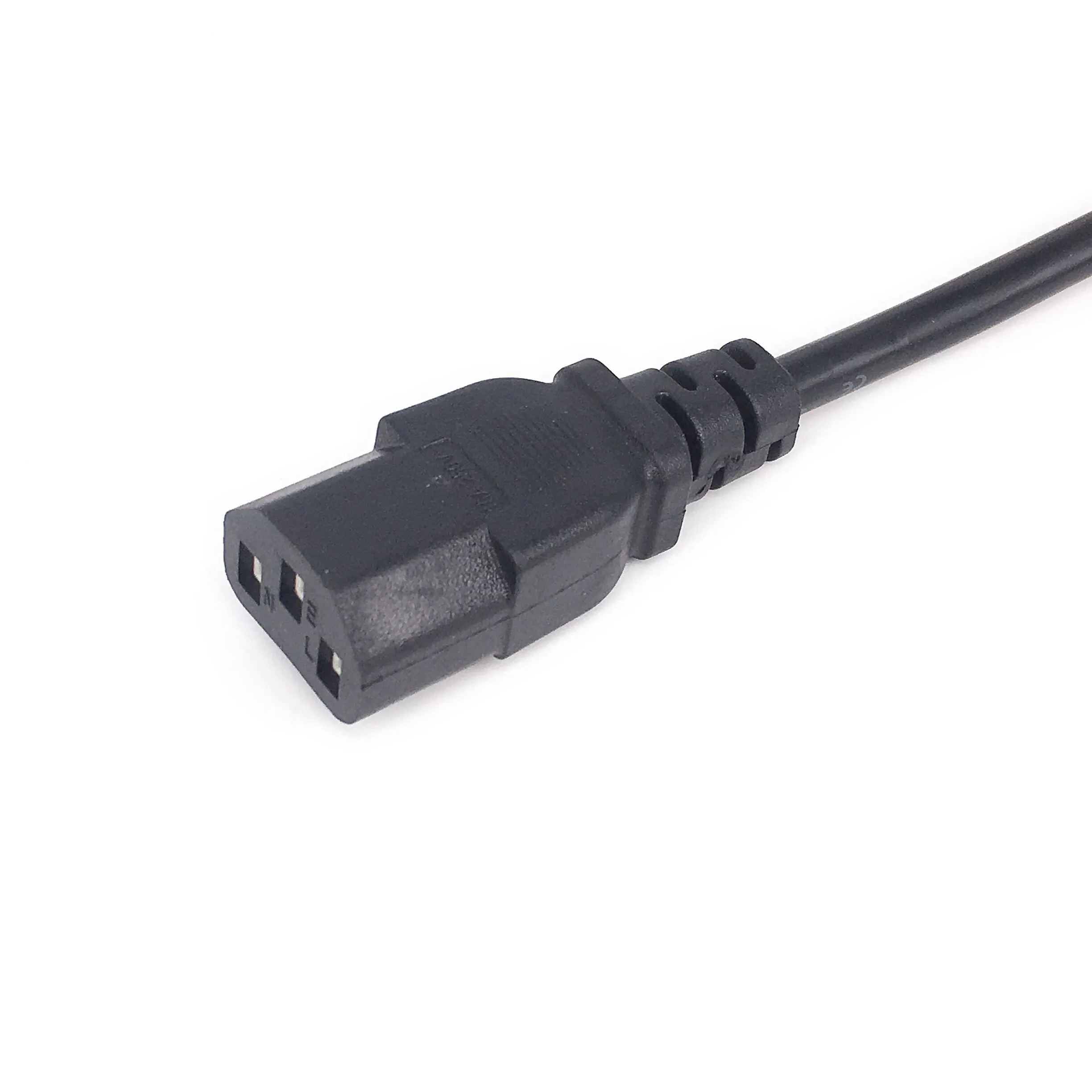 Y Tipe Splitter Kabel Listrik, IEC320 C14 Plug Cabang Pria, 60% OFF