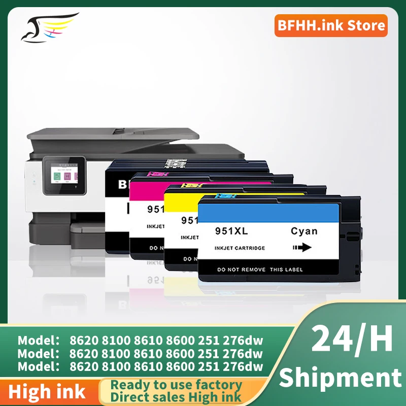 950XL 951XL 950 951 XL Ink Cartridg for HP Officejet Pro 8100 8600 8610 ...