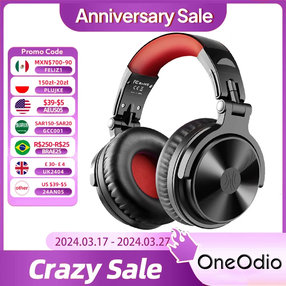 Oneodio-Pro-M-High-fidelity-Wireless-Headphones-Stereo-Gaming-Headset ...
