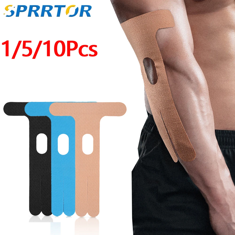 1/5/10PC Precut Elbow Tape,Discomfort Relieve Elastic Elbow Kinesiology ...