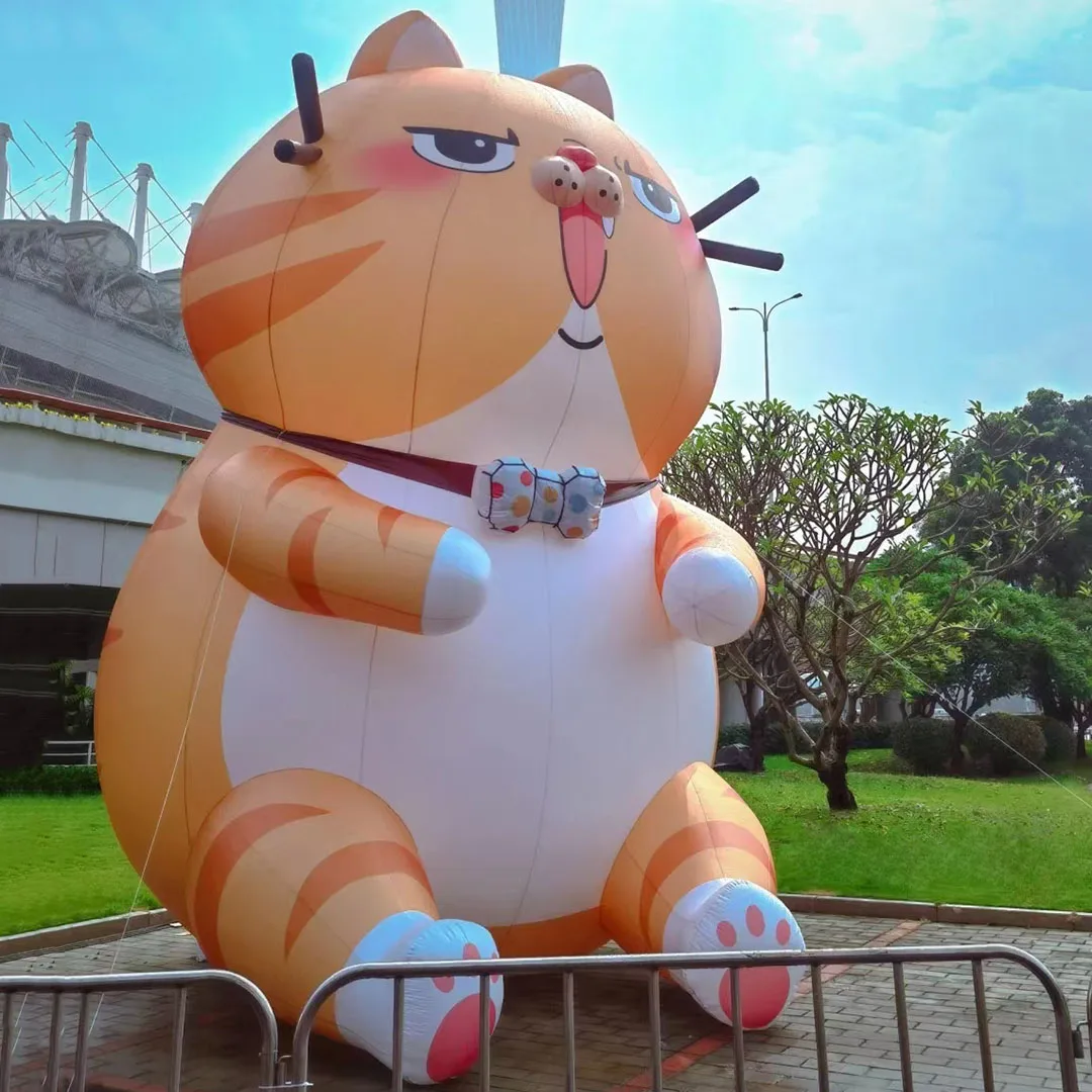 4M-Giant-Inflatable-Cartoon-Kitten-Cat-Kitty-Air-Blow-Feline-Animal ...