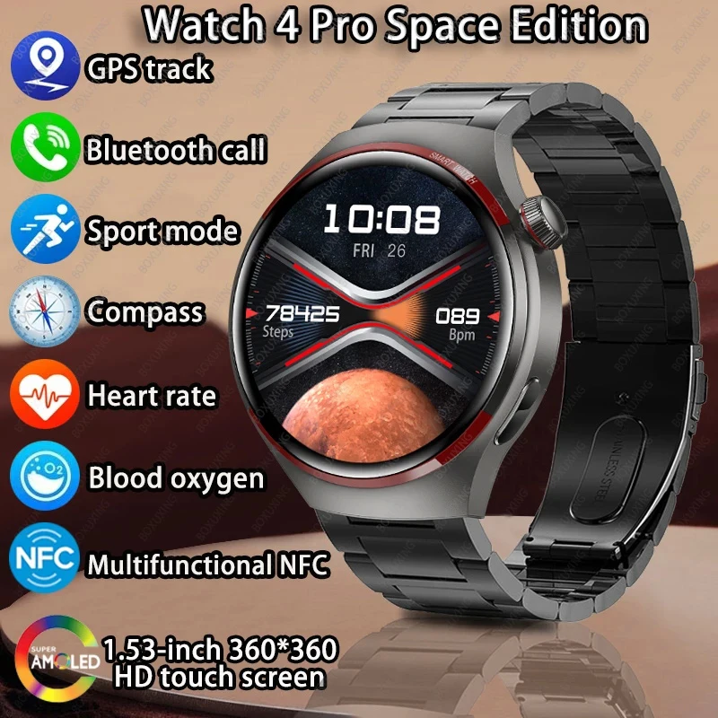 For-Huawei-GT4PRO-Smart-Watch-Men-Watch-4-Pro-AMOLED-HD-Screen ...