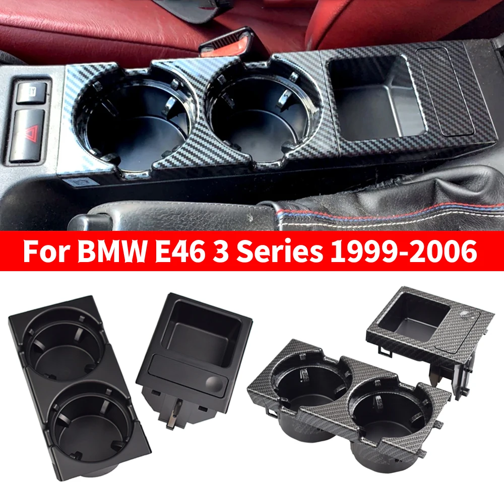 For-1999-2006-BMW-E46-3-Series-Dual-Hole-Car-Front-Center-Console ...