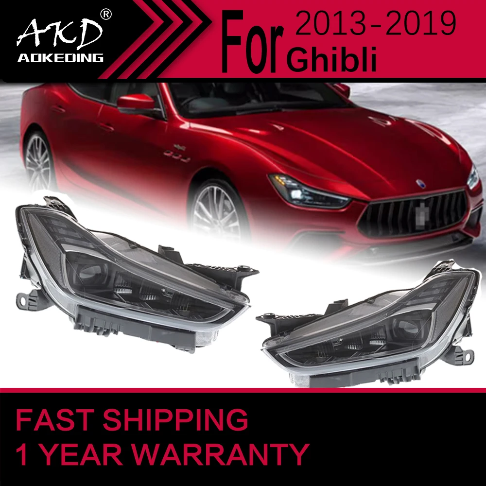 Car-Lights-for-Maserati-Ghibli-LED-Headlight-2013-2019-Ghibli-Head-Lamp ...