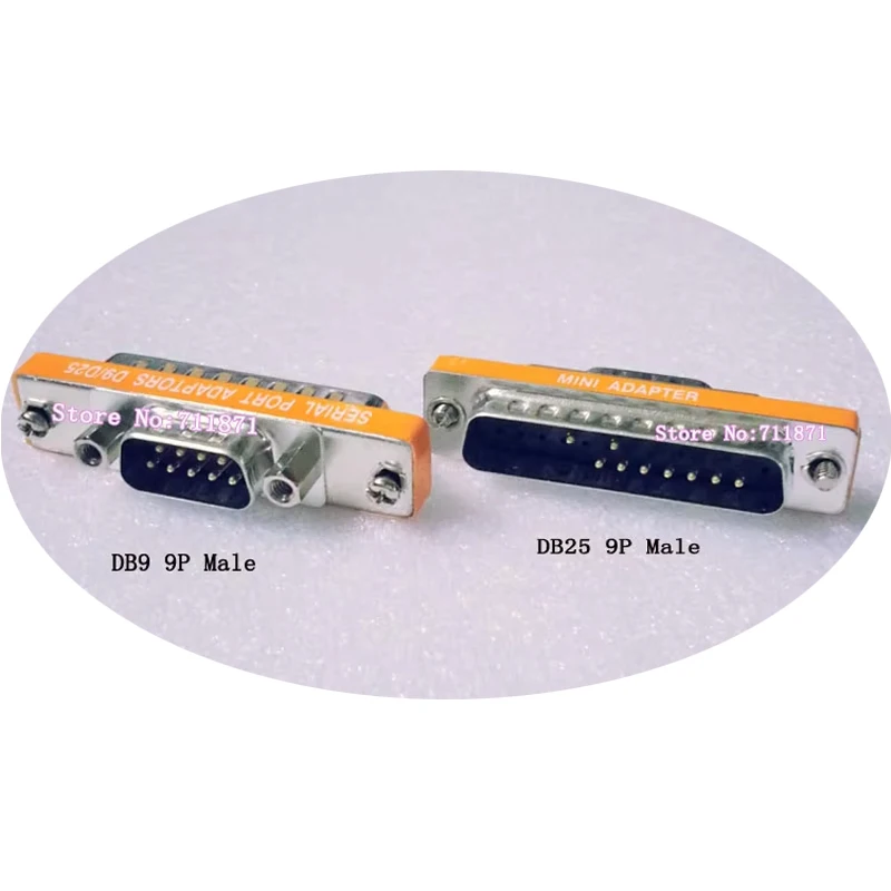 9Pin DB9 DB25 Serial Adapter Connector 9 needle D9/D25 Serial Connector ...