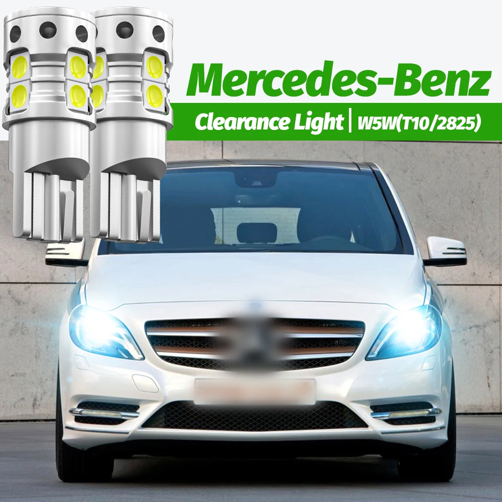 2x LED Parking Light Bulb W5W T10 Canbus For Mercedes Benz W168 W169 ...