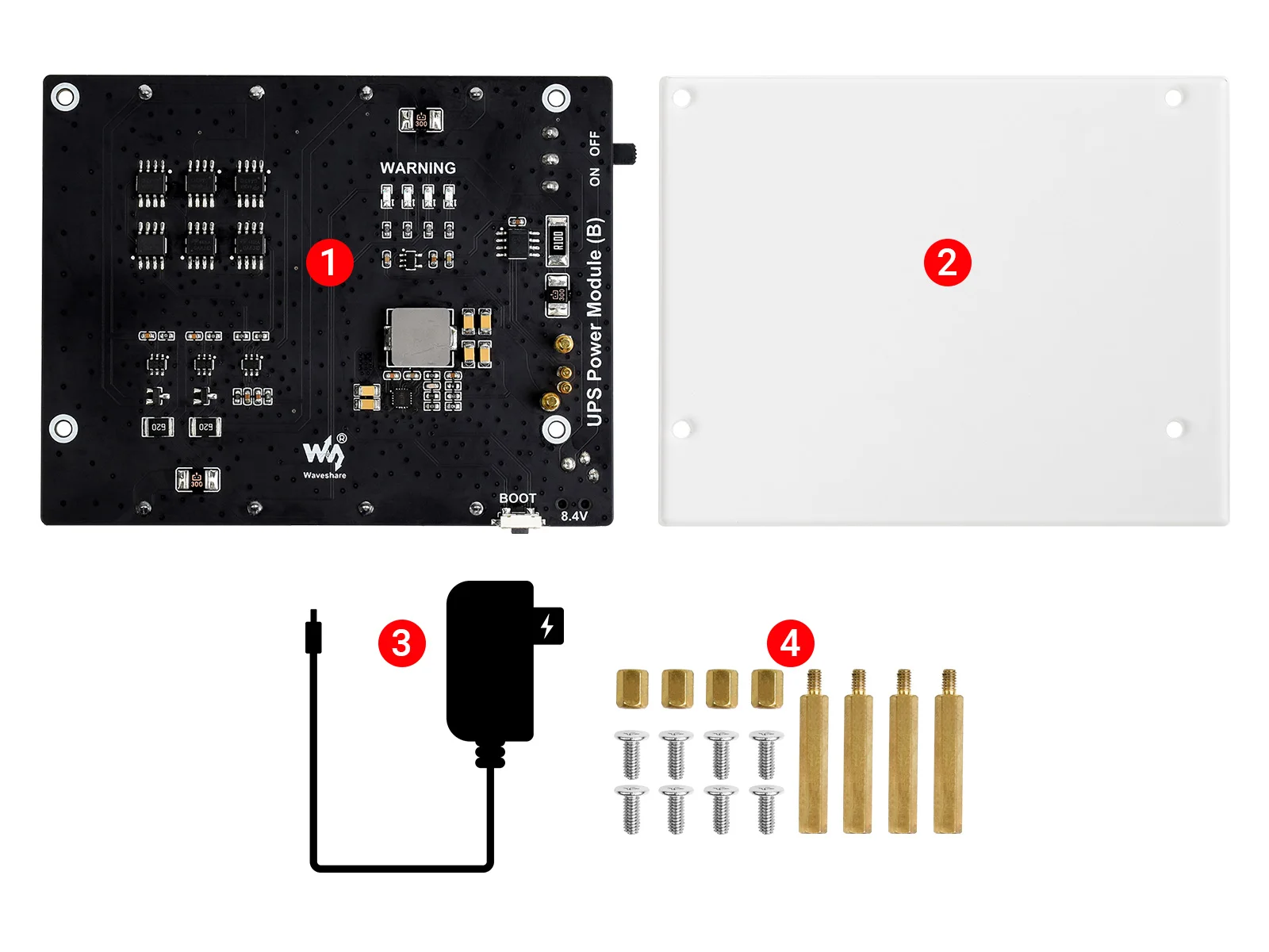 Waveshare UPS Power Module (B) For Jetson Nano, 5V Uninterruptible ...