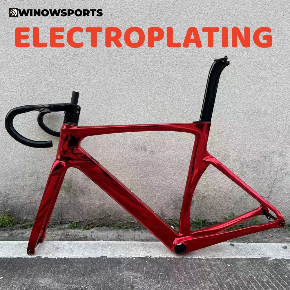 Disc Brake Carbon Road Bike Frame All inner cable Aero BB386 press-fit ...