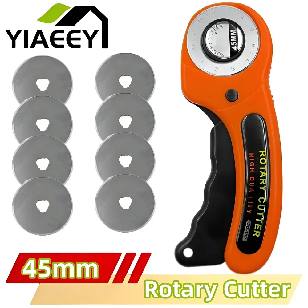 Rotary-Cutter-45mm-Card-Paper-Sewing-Quilting-Roller-Fabric-Cutting ...