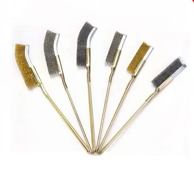 Elbow Straight Wire Brush Aquarium Algae Cleaning Brush Nylon Brush ...