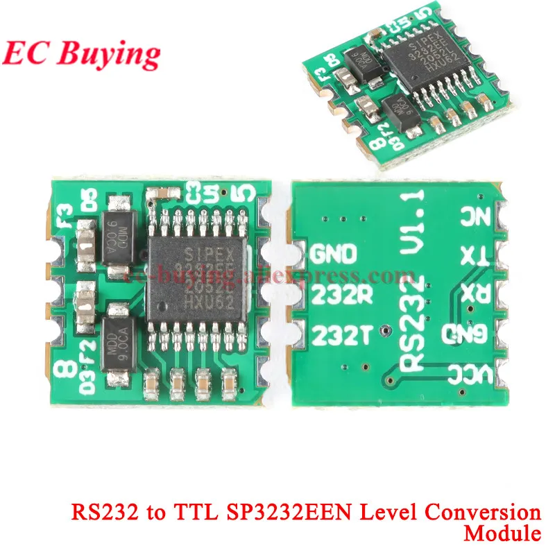 1Pc-5Pcs RS232 to TTL SP3232EEN Level Conversion Module Serial to TTL ...