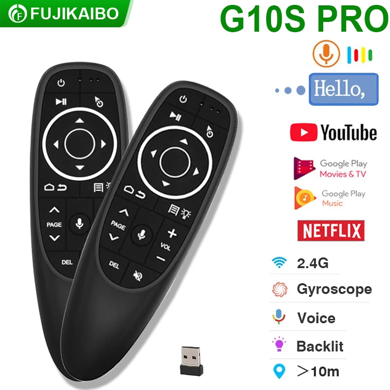 Mando-a-distancia-G10S-G10S-Pro-Air-Mouse-Control-por-voz-2-4-GHz-Mini ...
