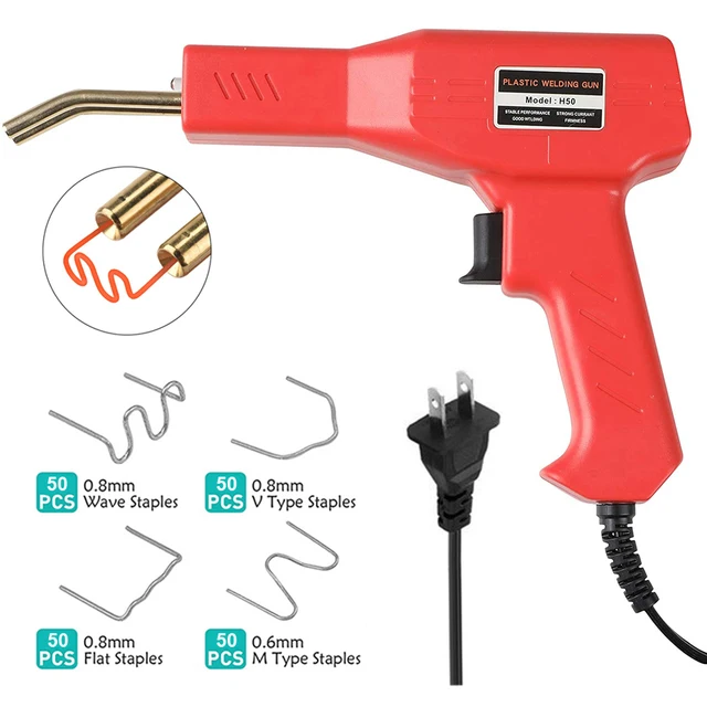 50W Hot Stapler Plastic Welding Machine Car Bumper Repair Kit Plastic ...