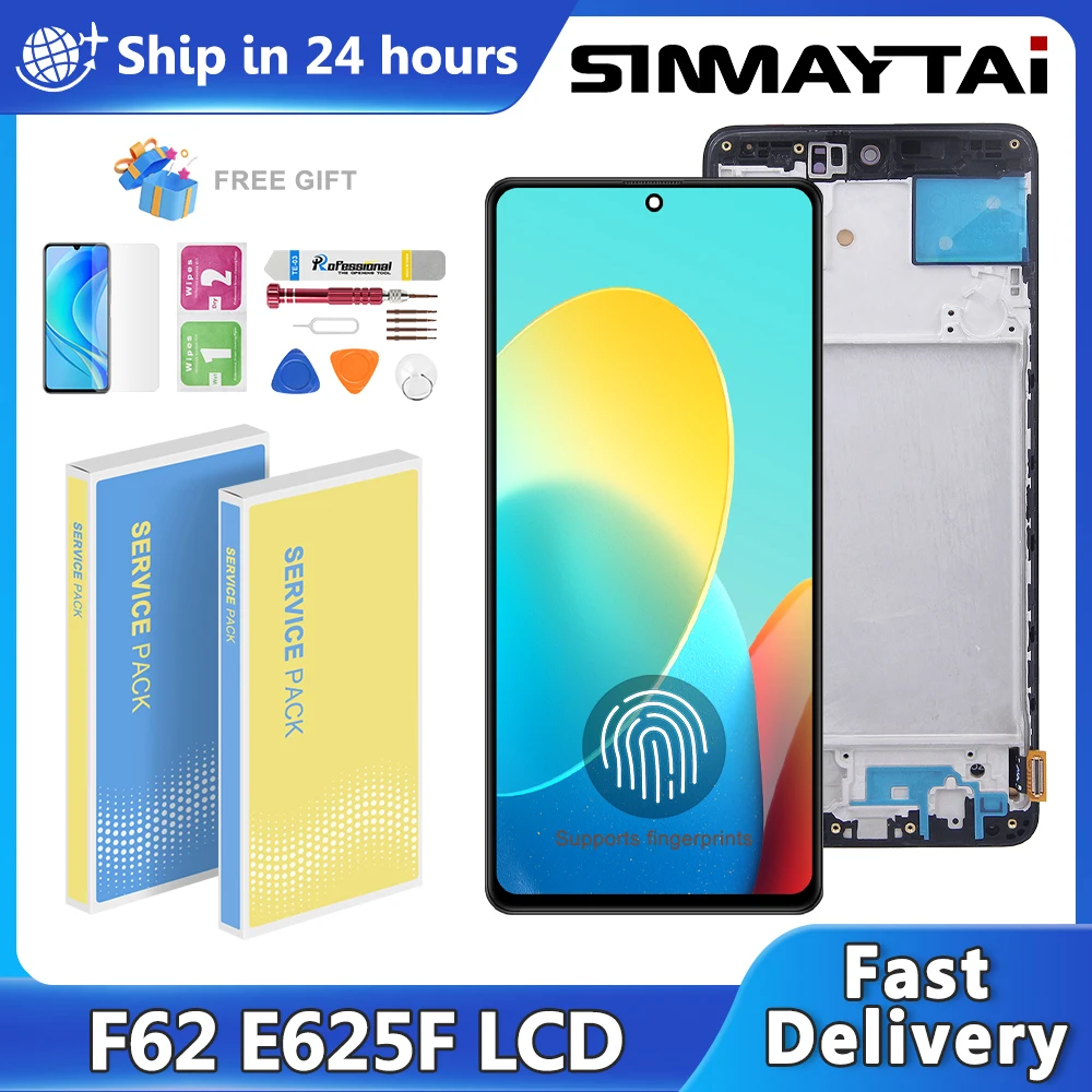 OLED para Samsung M62 F62 SM-M625F SM-E625F pantalla LCD MONTAJE DE ...