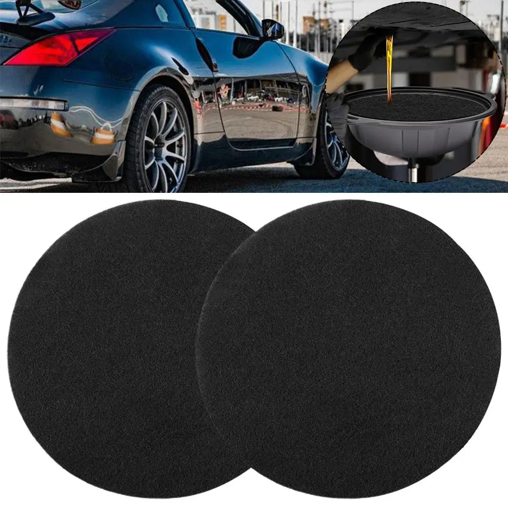 38cm-Oil-Drain-Splash-Pad-2-Pcs-No-Splatter-Sponge-Drain-Oil-Pan-Porous ...