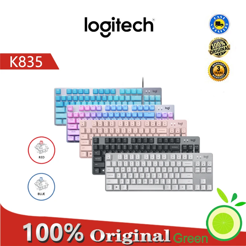 Logitech-K835-TKL-mechanical-keyboard-with-game-cable-TKL-floating-keyboard-suitable-for ...