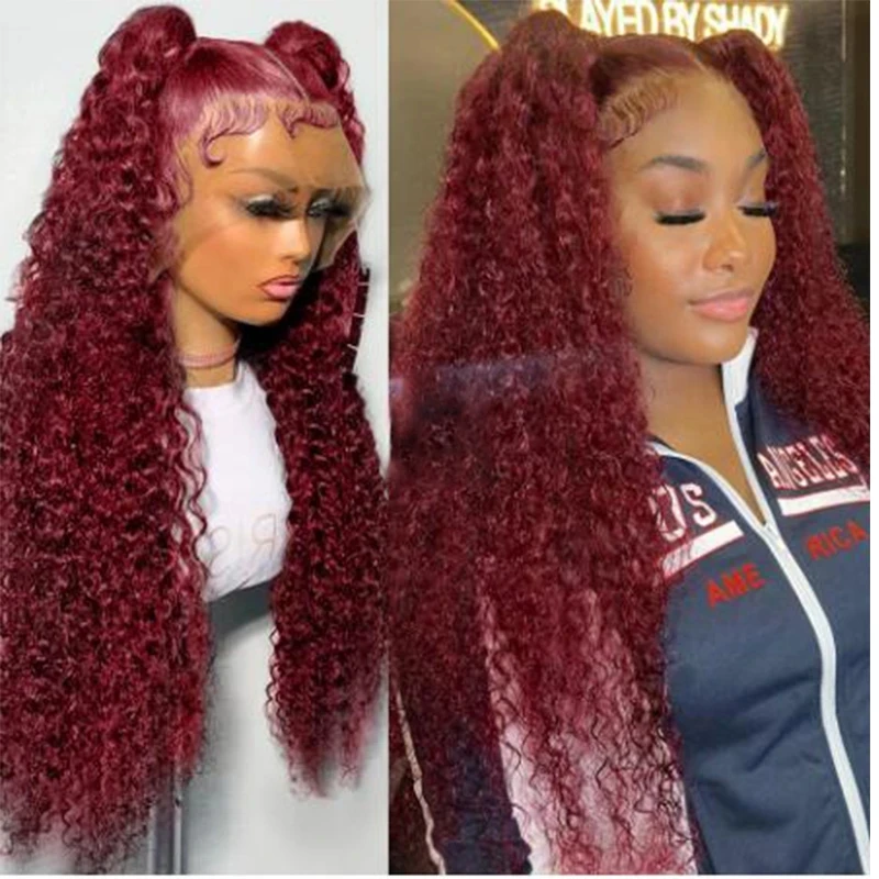Drak-peluca-rizada-de-encaje-frontal-para-mujeres-negras-pelo-de-beb ...
