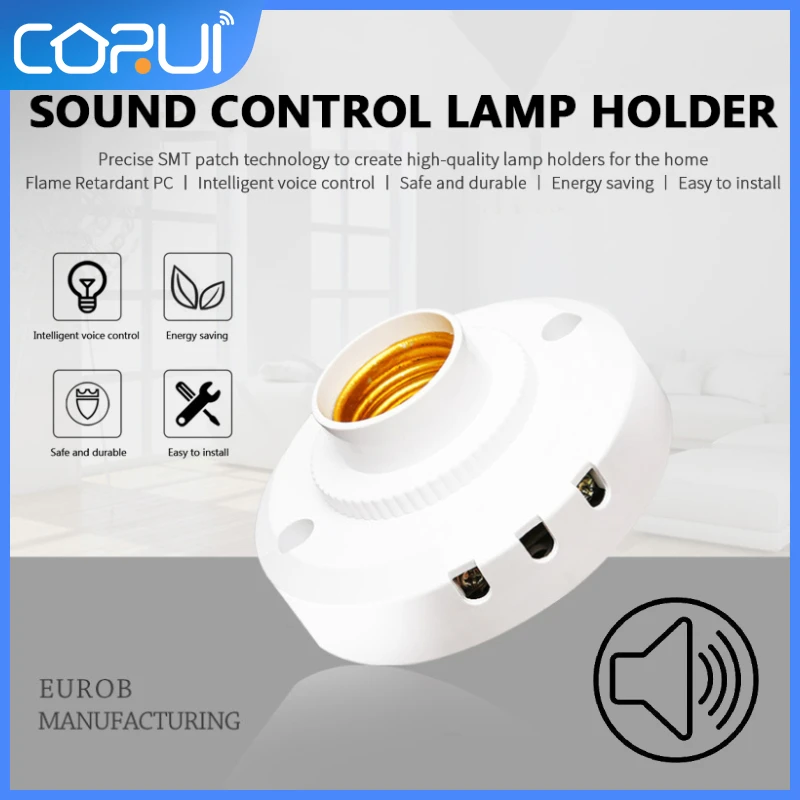 E27-Sound-Sensor-Light-Lamp-Holder-220V-Stair-Smart-Auto-On-Off-Light ...