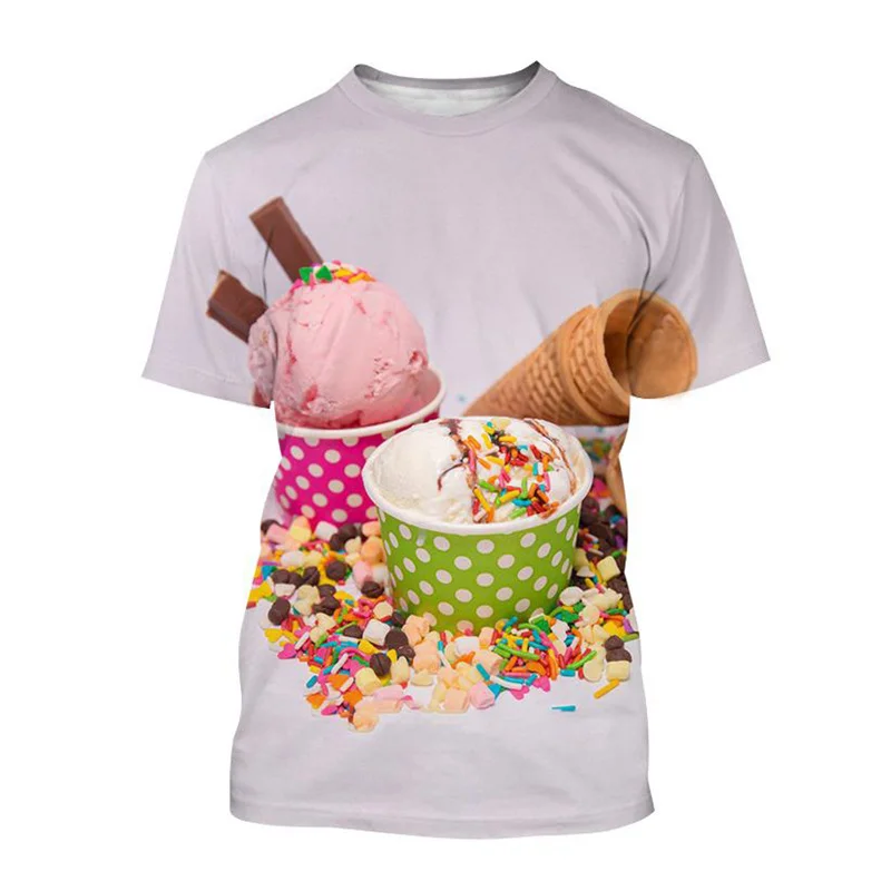 Fashion-3D-Printed-Ice-Cream-T-Shirt-For-Men-Casual-Round-Neck-T-Shirts ...