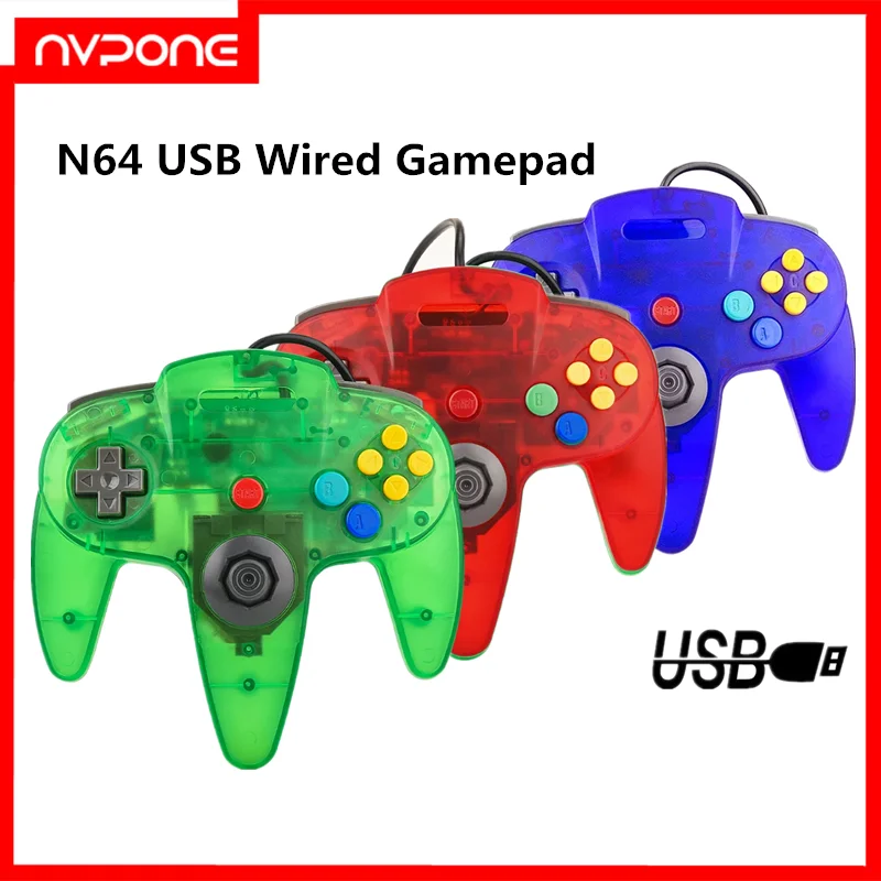 N64-Game-Pad-Retro-Games-Controller-Joystick-Classic-Gamepad-for ...