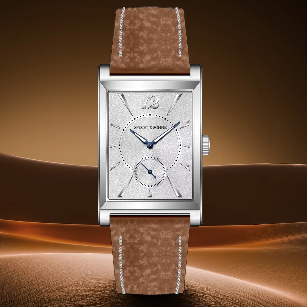 Specht & Söhne New Classic 26MM Square Watch For Man Japan Chronograph ...