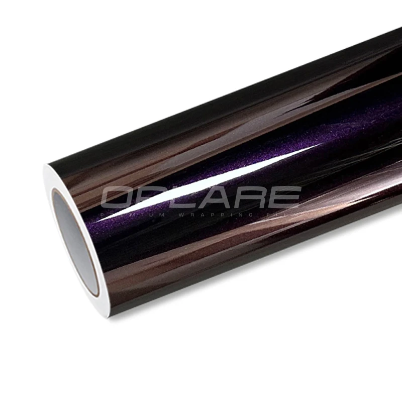 Highest Quality Glossy Ghost Midnight Red Vinyl Wrap Film Midnight ...