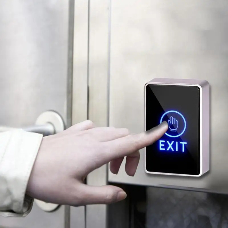 DC-12-V-Door-Safety-Fingerprint-Recognition-Device-Touch-Exit-Button ...