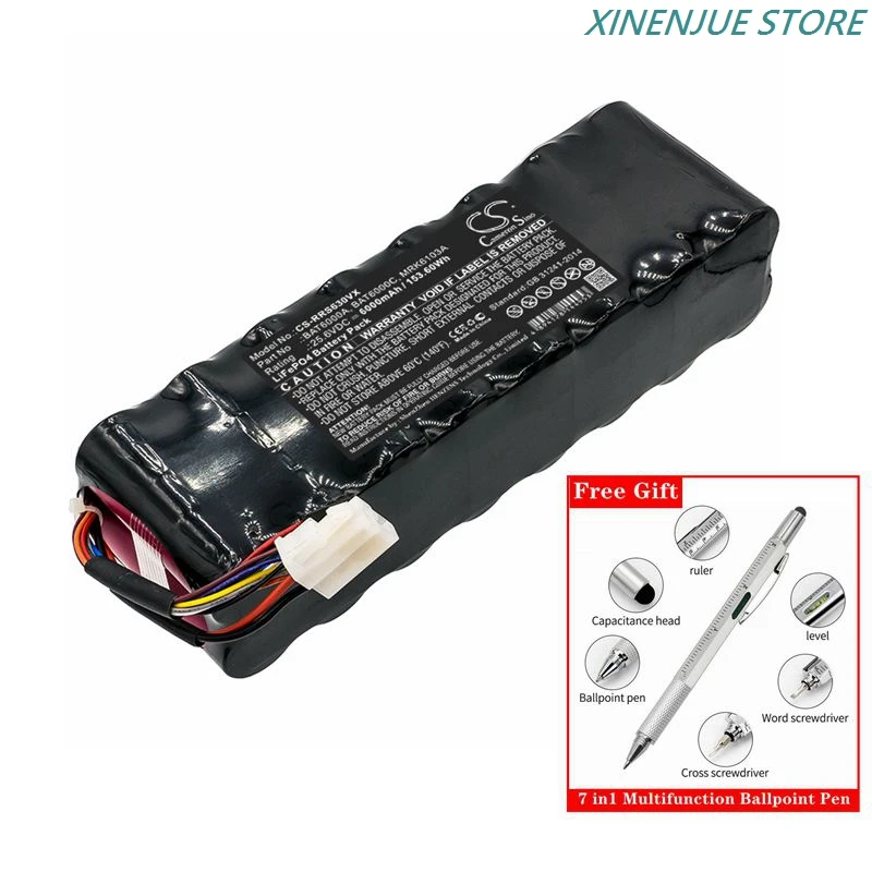 Lawn Mower 6000mAh Battery for Robomow City MS1000,City MS1800,Premium ...