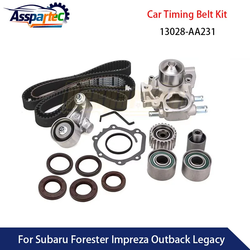 13028-AA231 13073-AA230 Timing Belt Kit For Subaru Forester Impreza ...