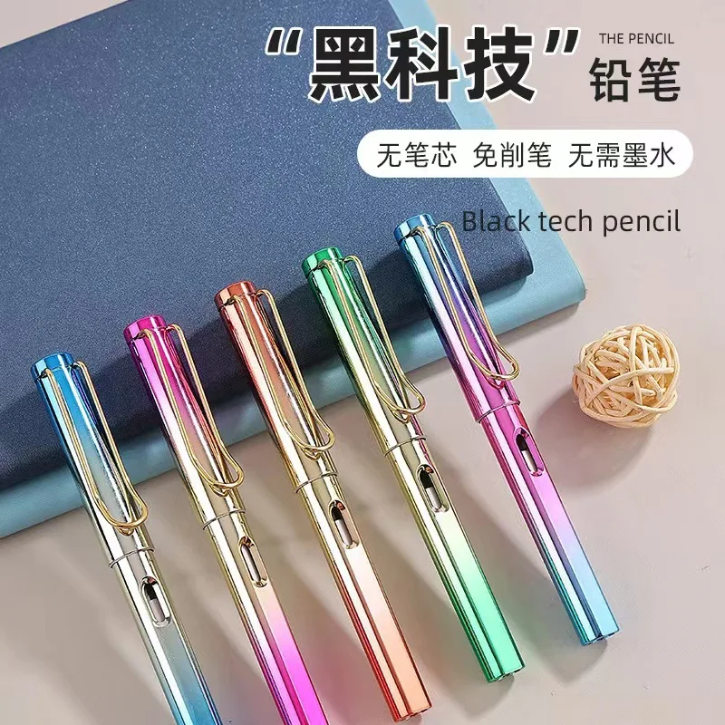 Office Accessories New Colorful Eternal Pencil with Erasers Endless ...