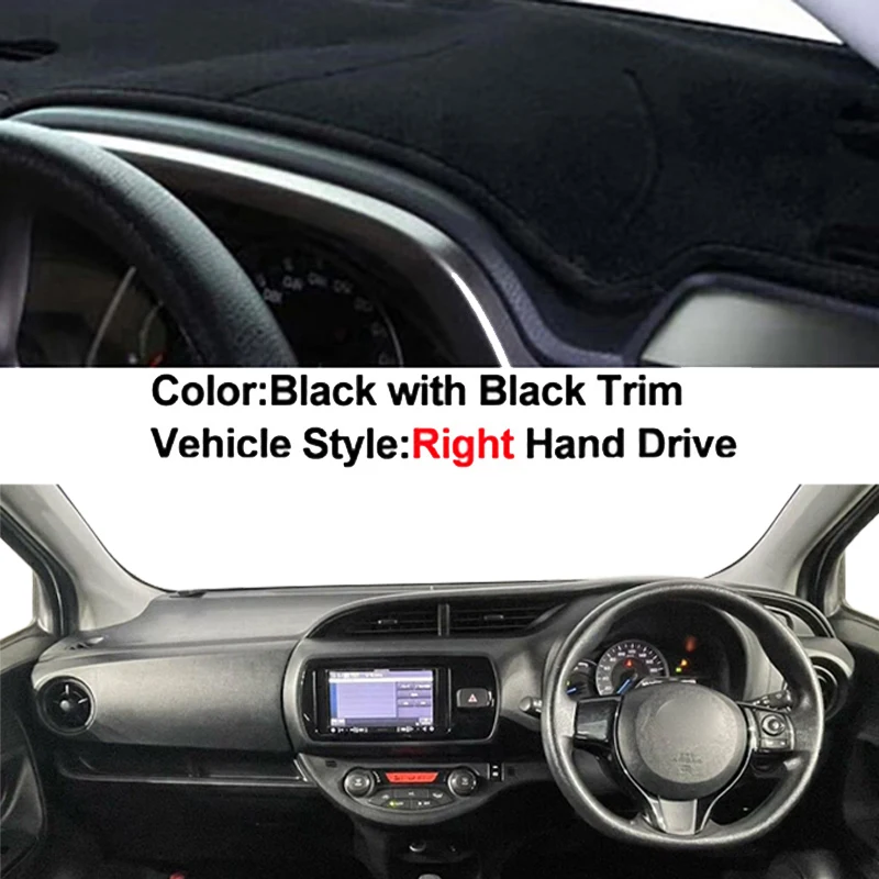 Car Auto Inner Dashboard Cover for Toyota Vitz 2018 - 2020 Center ...