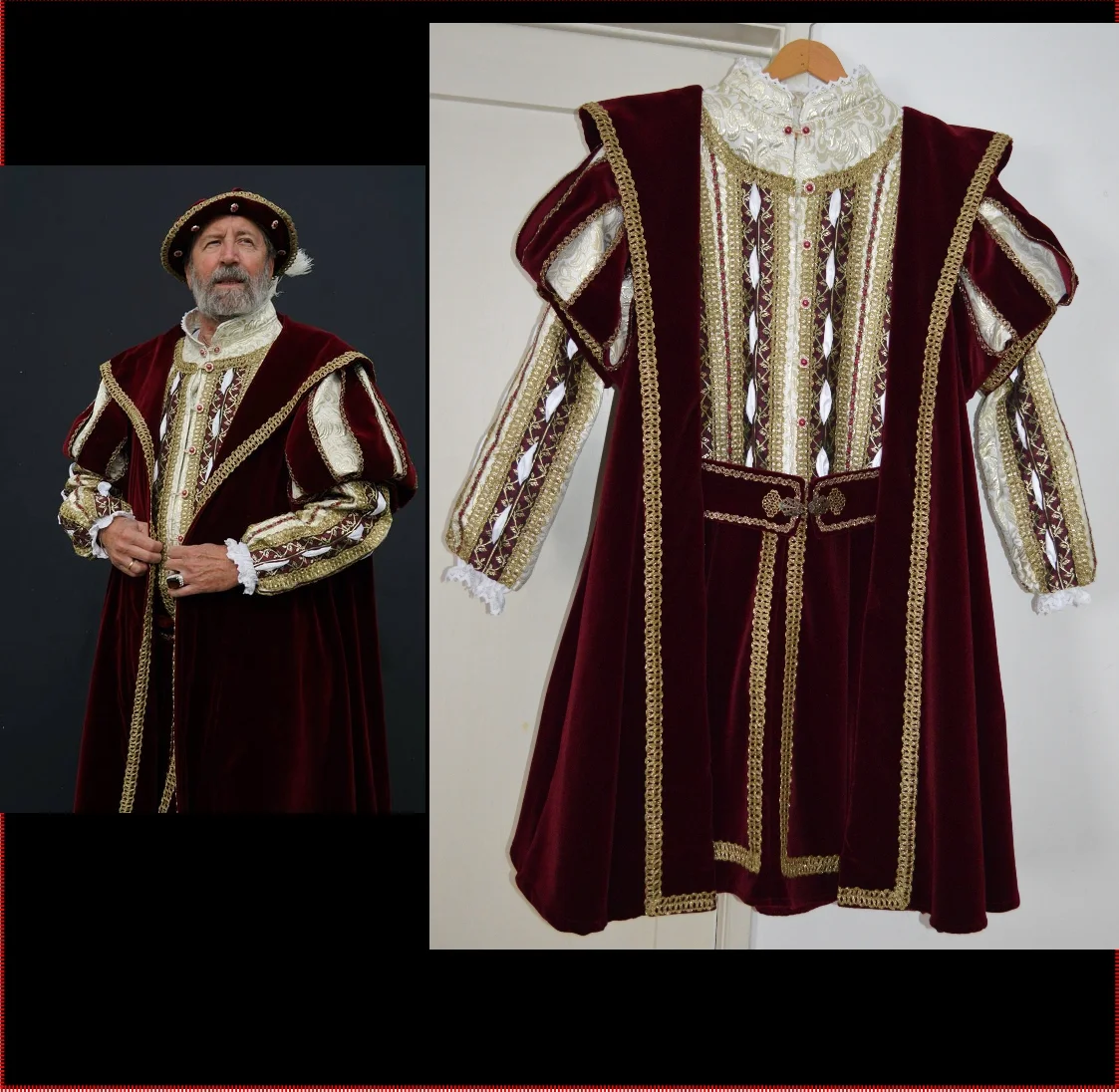Historical 16th Century Renaissance Tudor King Henry VIII Cosplay ...