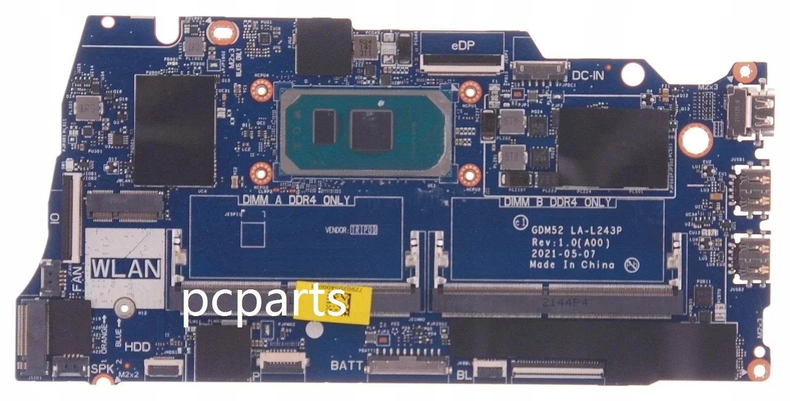 GDM50 LA-L241P For Dell Inspiron 15 3511 Vostro 15 3510 DDR4 i3 i5 i7 ...