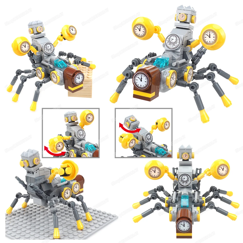Clock-Spider-Monster-Building-Block-Moc-Toilet-Multiverse-War-Figures ...