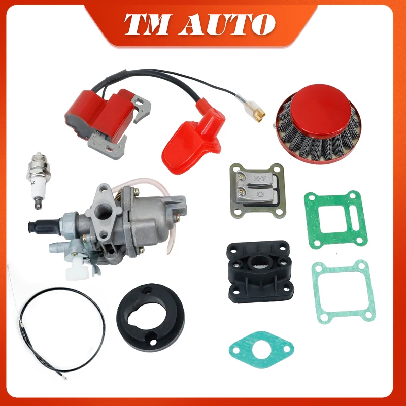 47cc-49cc-Pocket-Bike-Engine-Carb-Carburetor-With-Pod-Air-Filter-2 ...