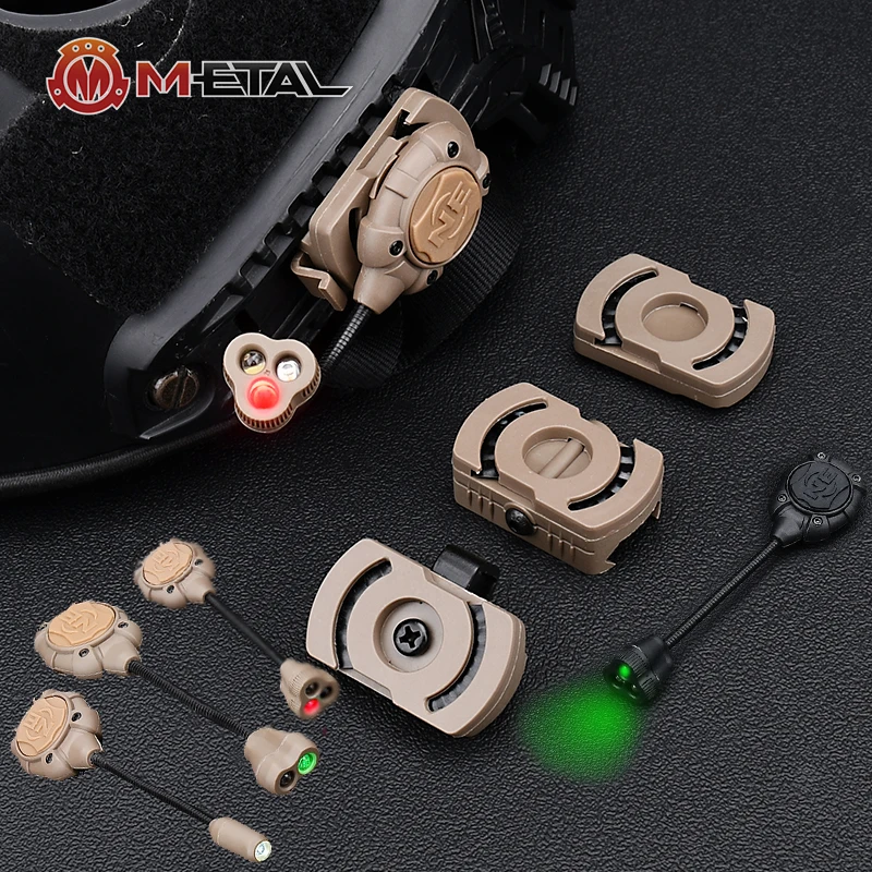 Tactical-Military-FAST-Helmet-Light-Mpls-3-Modes-Green-Red-IR-White-LED ...