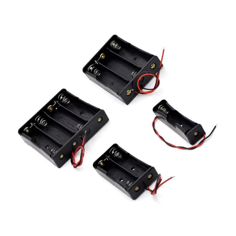 Black-Plastic-DIY-Battery-Storage-Case-Clip-Holder-Container-1X-2X-3X ...