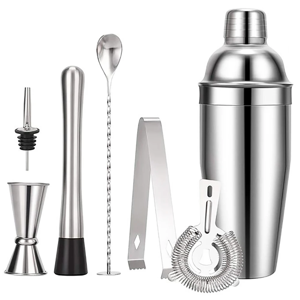 550-750ML-Cocktail-Shaker-Bartender-Mixer-Kit-1-20Pcs-set-Stainless ...