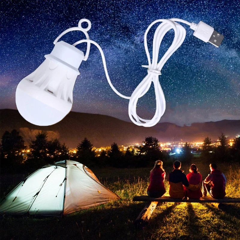 LED-Lantern-Portable-Camping-Lamp-Mini-Bulb-USB-Power-Book-Light ...