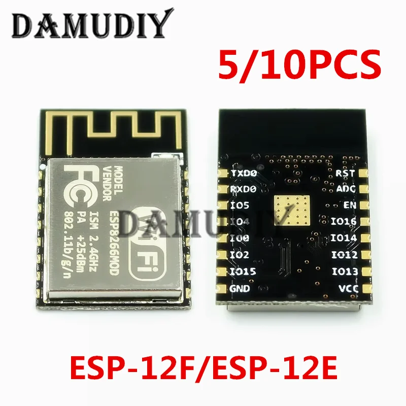 1-10pcs ESP8266 ESP-12F ESP-12E WiFi Serial Module Microcontroller 802 ...
