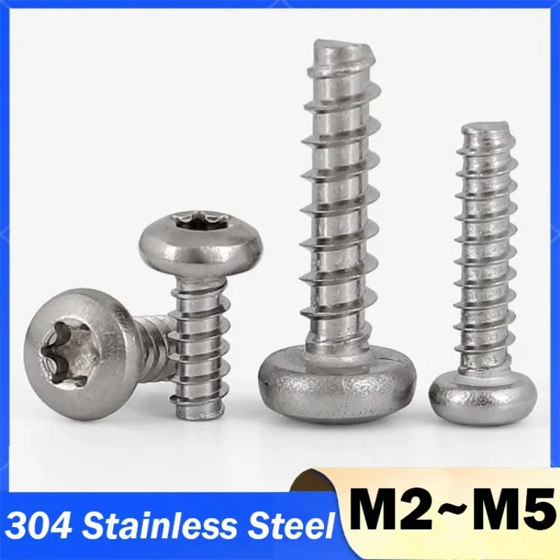50~100Pcs Torx Pan Head Tapping Screw for Plastic M2 M2.3 M2.6 M3 M3.5 ...