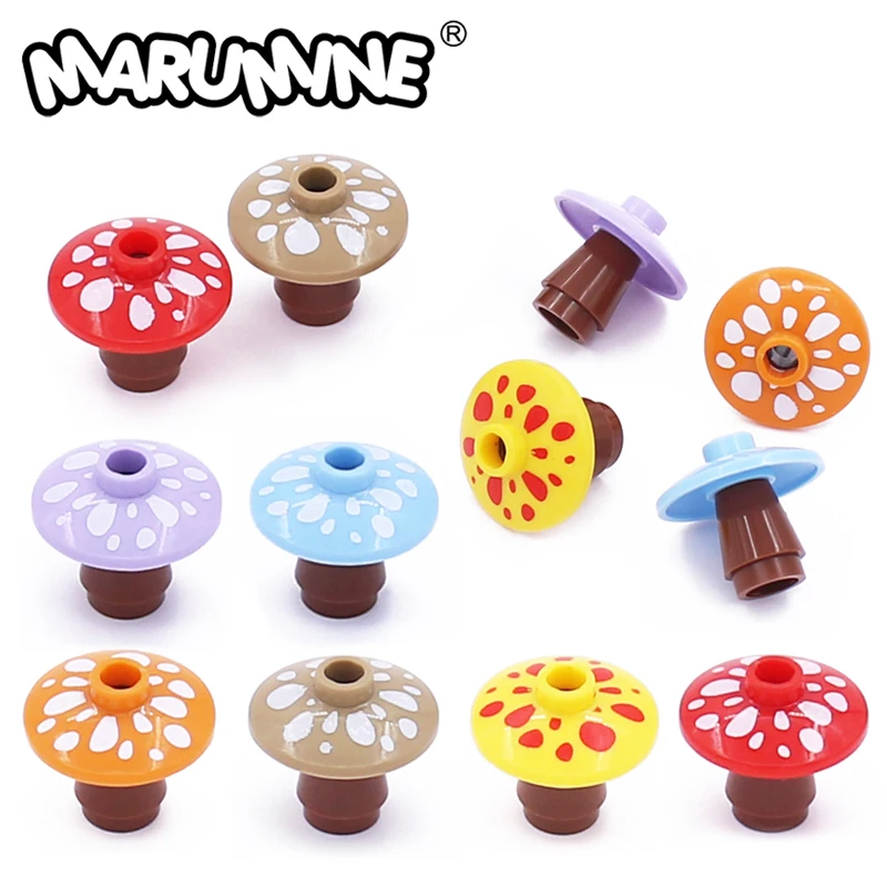 Marumine-40PCS-MOC-Bricks-Mushroom-12992-Building-Blocks-Fungus-59900 ...