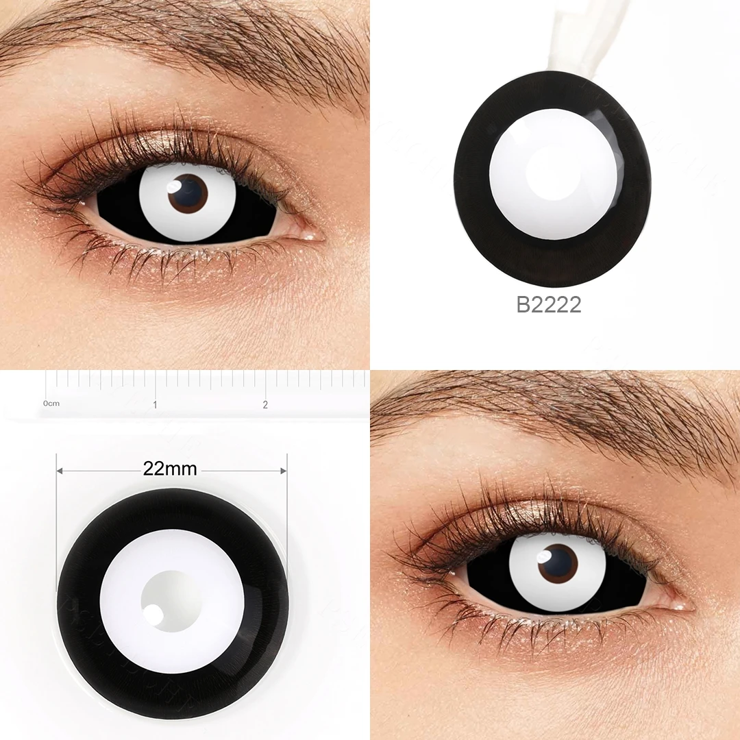 White Contact Lenses Full Eye