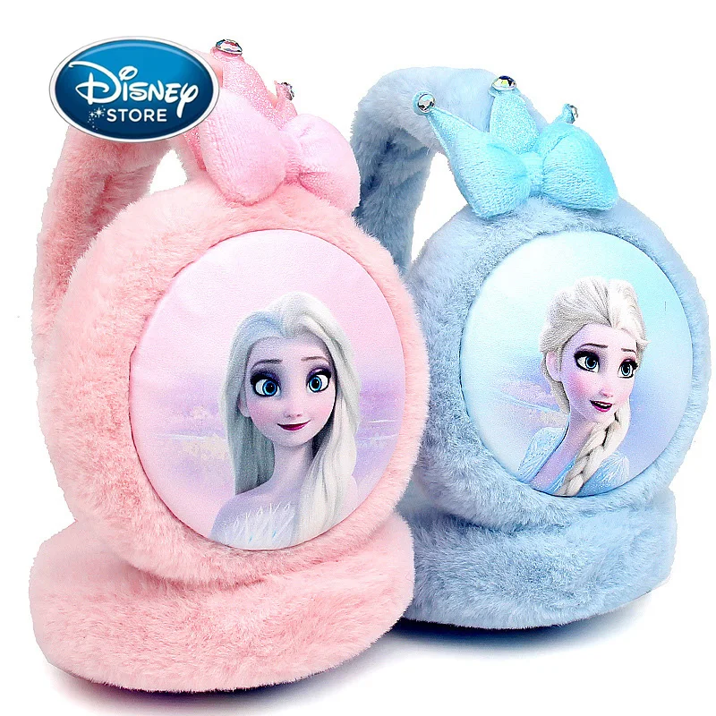 Disney Frozen Girl Earmuffs Plush Ear Warmer Winter Warm Earmuffs For ...