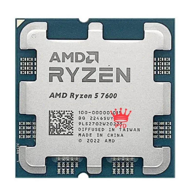 Amd ryzen 5 7600 r5 7600 3.8 ghz 6 core processador cpu de 12 linhas ...