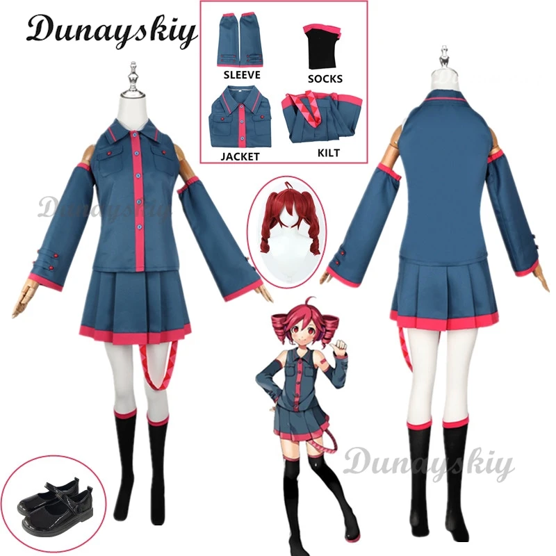 Kasane-Teto-Cosplay-Gray-Costume-Wig-Anime-Vtuber-Costume-Synthesizer-V ...