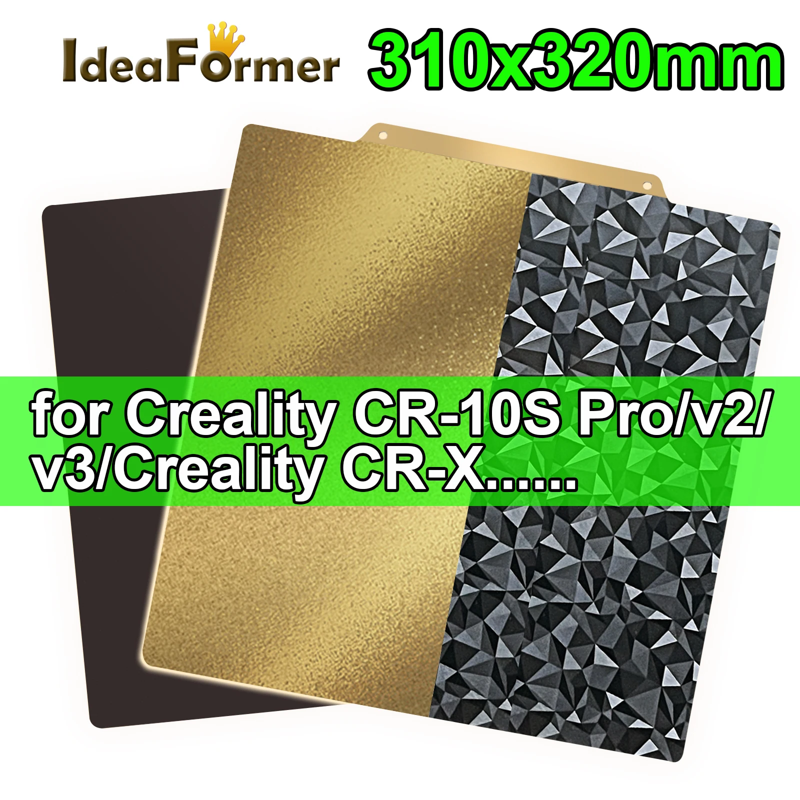 310x320mm Double Heated Bed PEO/PEI+PEI Spring Steel Sheet PEI Bed for ...