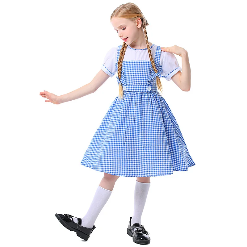 Blue Gingham Dorothy Costume Cosplay - AllCosplay.com